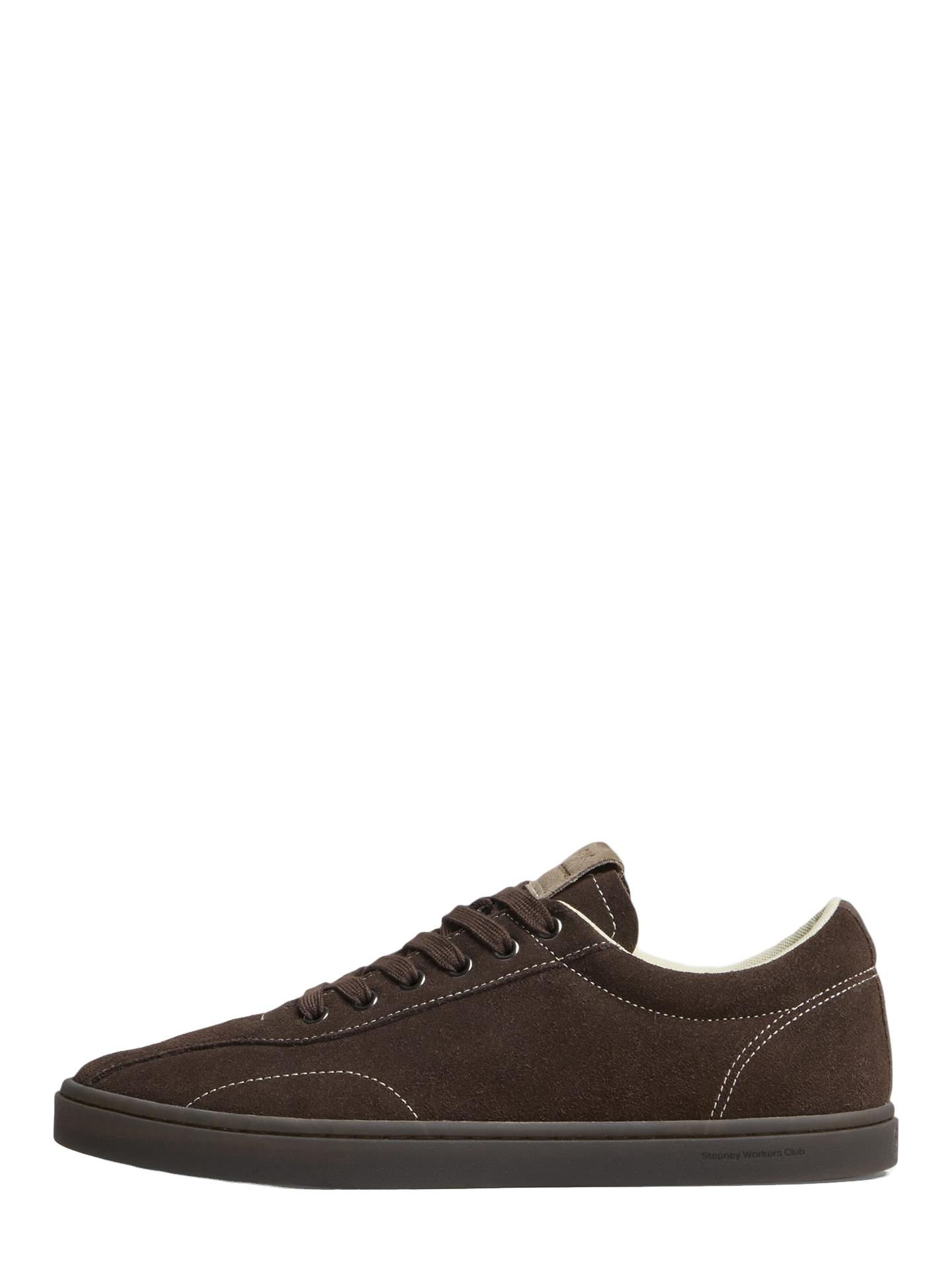 S.W.C STEPNEY WORKERS CLUB Stepney Workers Club Surma Suede "Mono-Low" Cupsole Sneakers